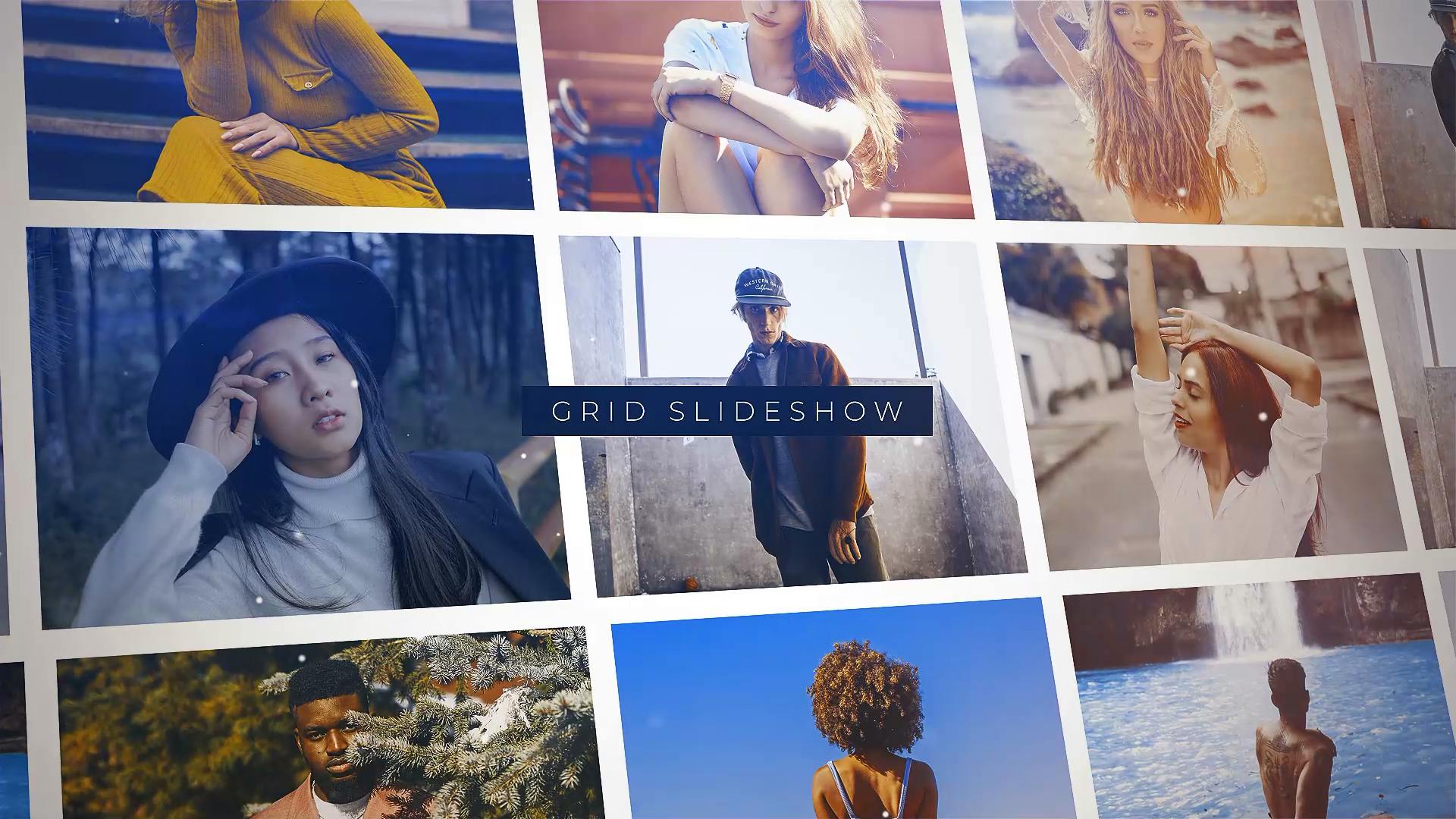 Grid Fashion Slideshow video templates | Artlist