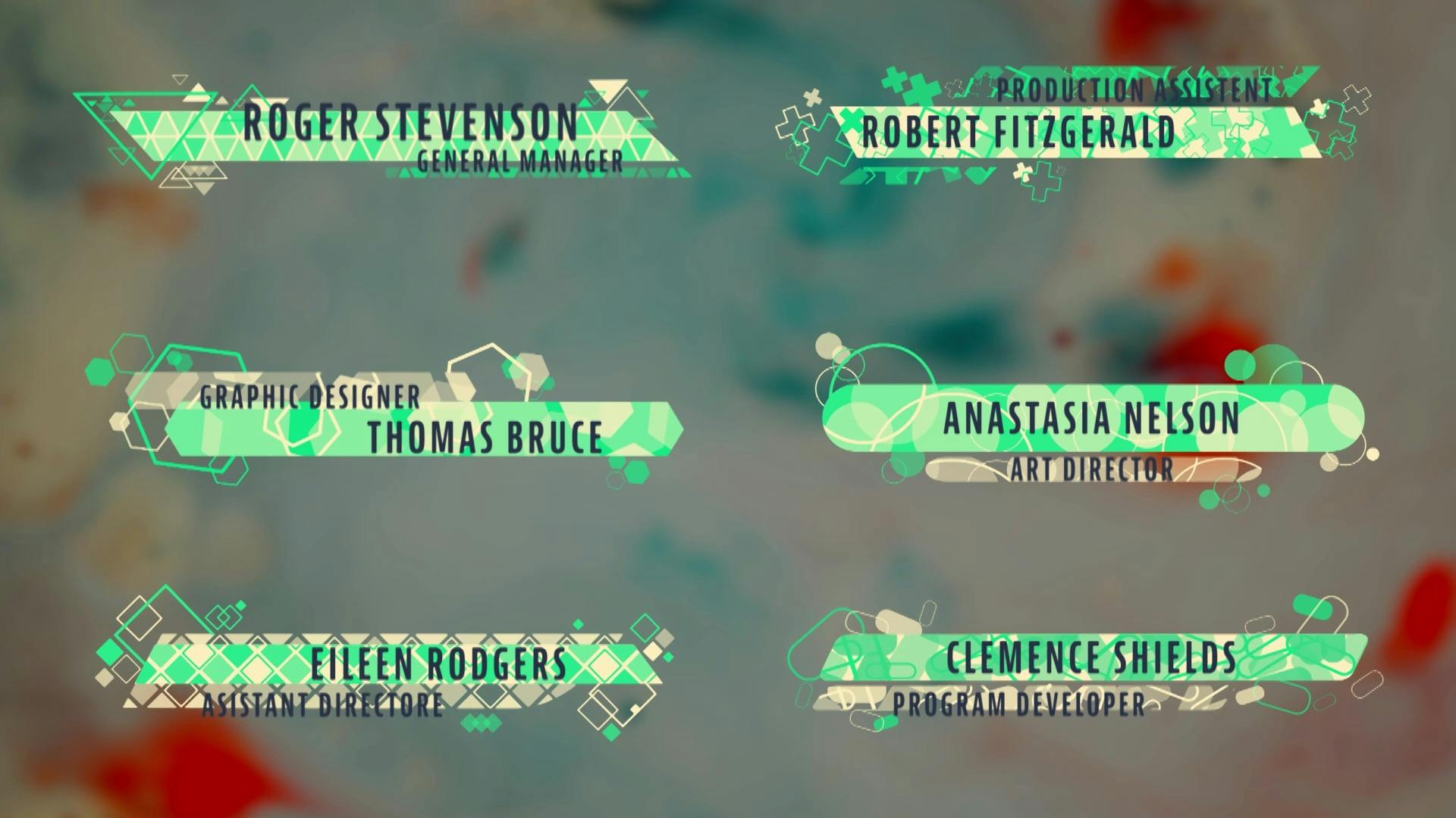 Colorful Lower Thirds video templates | Artlist