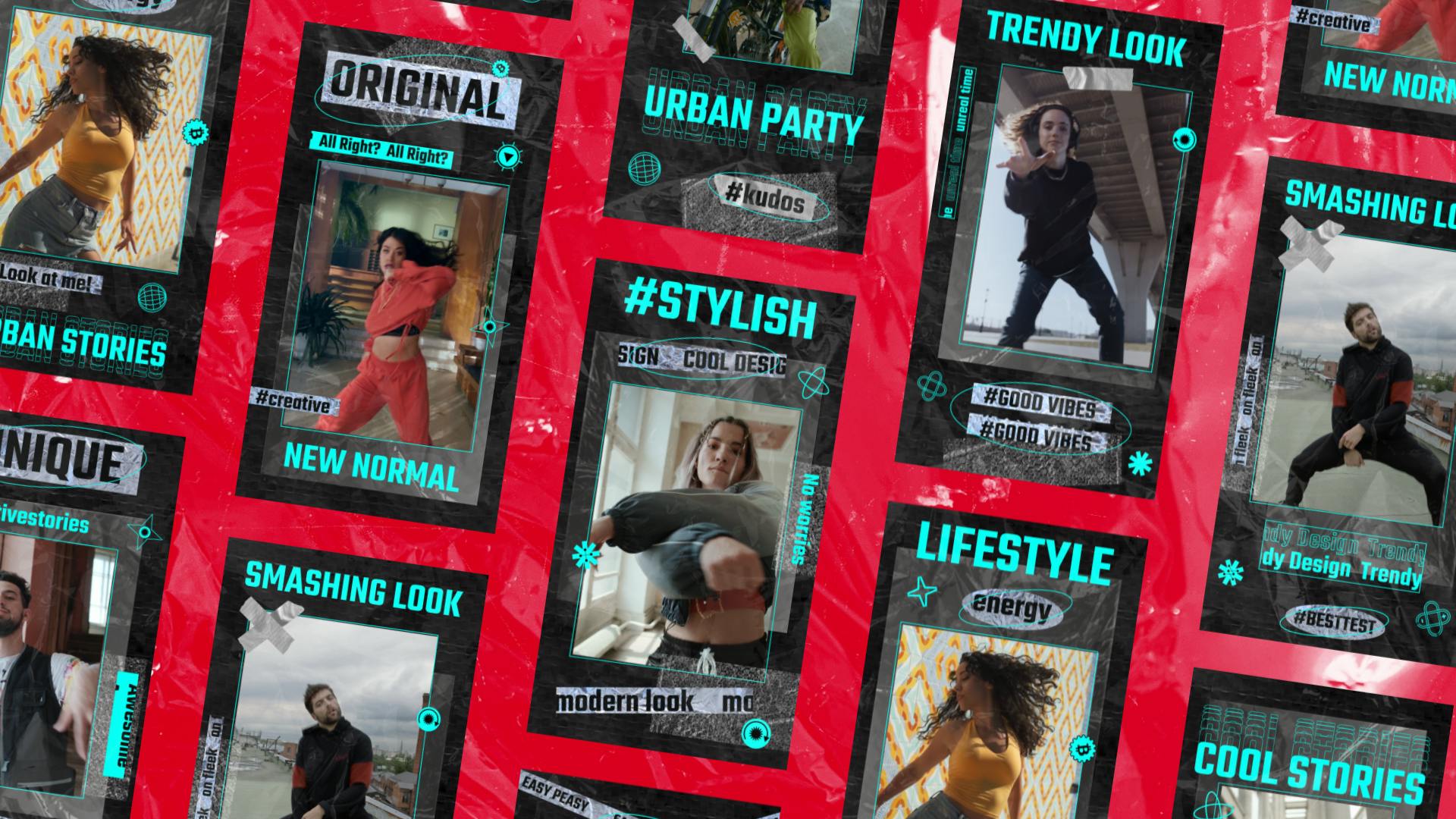 SWAG Urban Stories video templates | Artlist