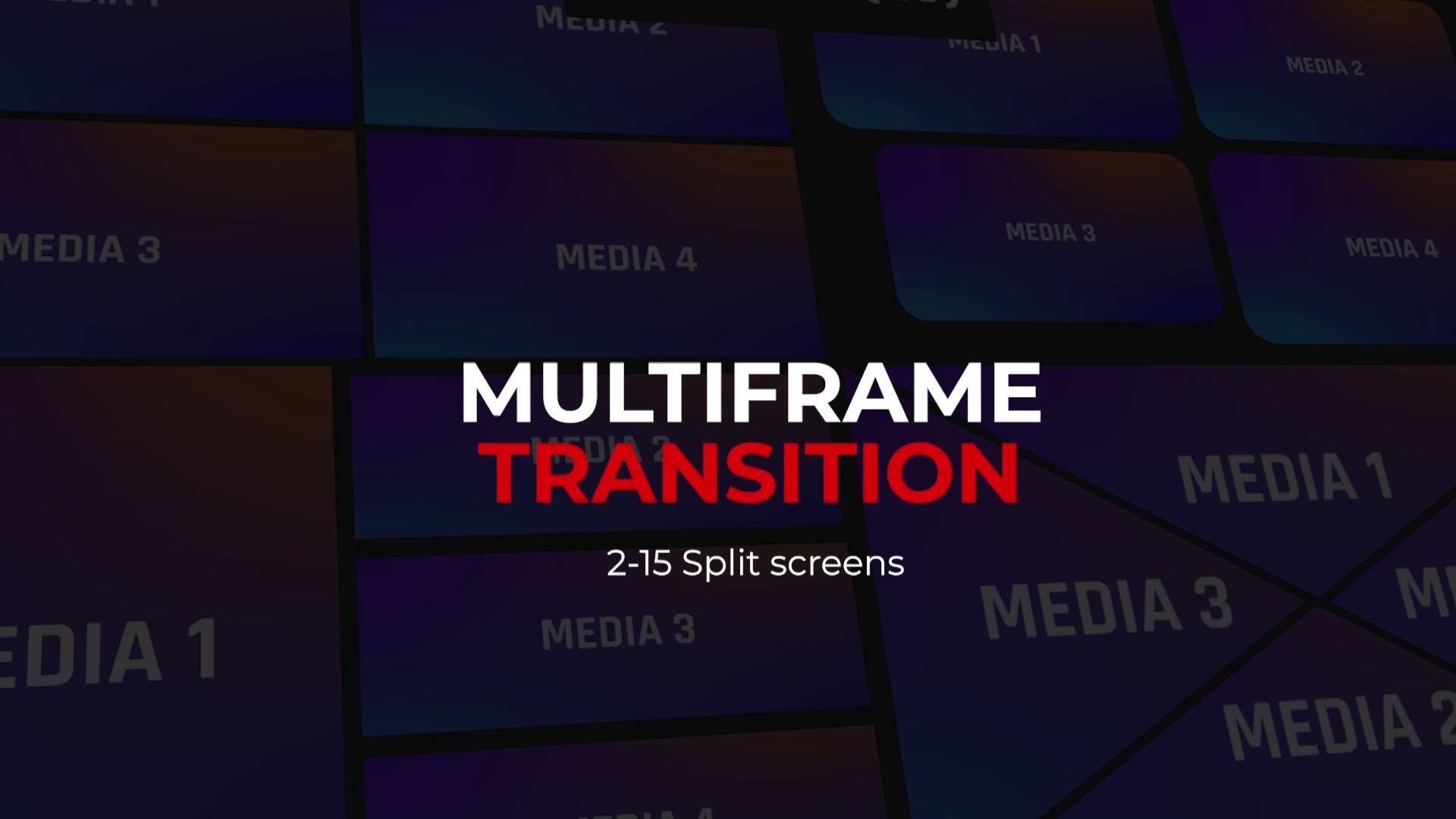 Multiscreen Transition video templates | Artlist