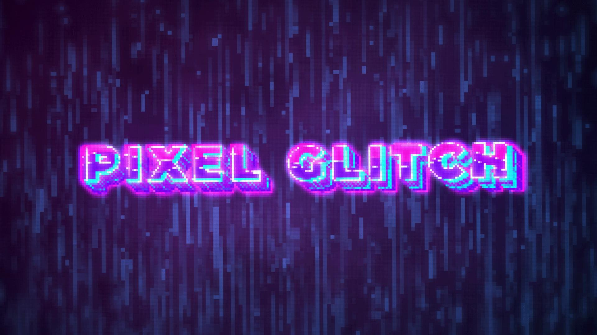 Pixel Glitch Intro video templates | Artlist