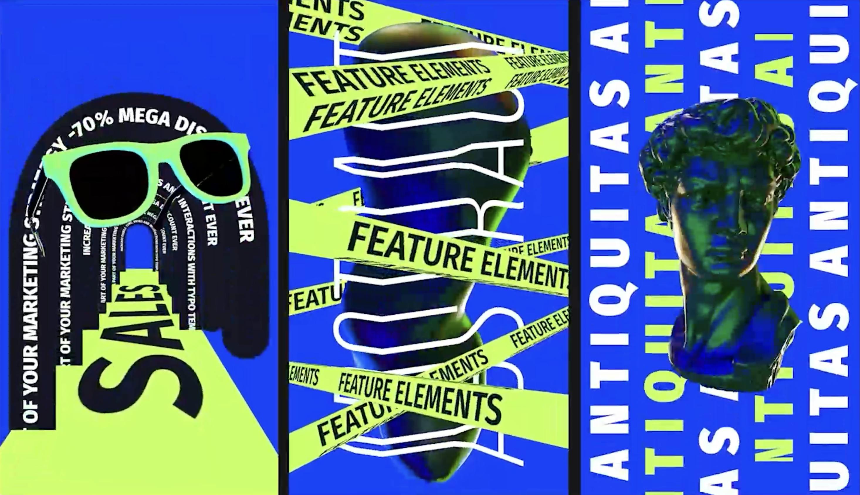 Stories Giveaway Typo 12-in Pack video templates | Artlist