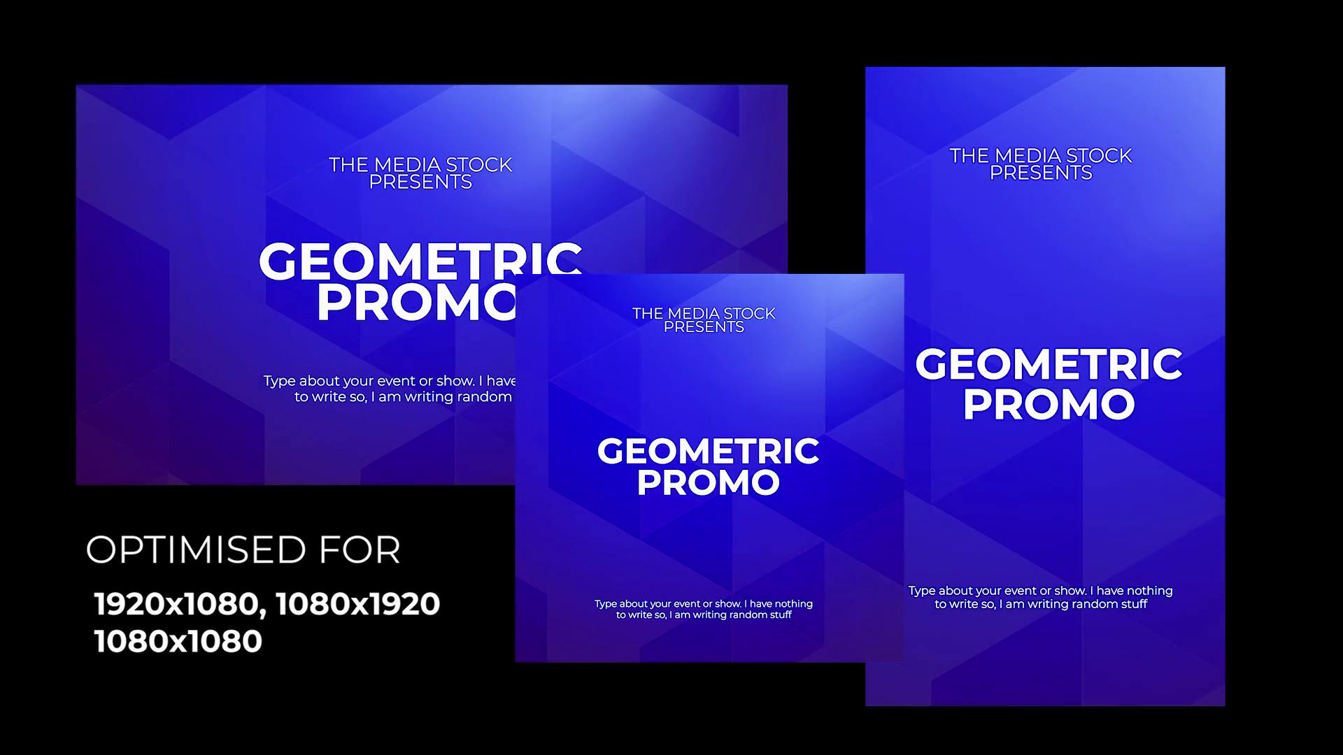 Geometric Promo video templates | Artlist
