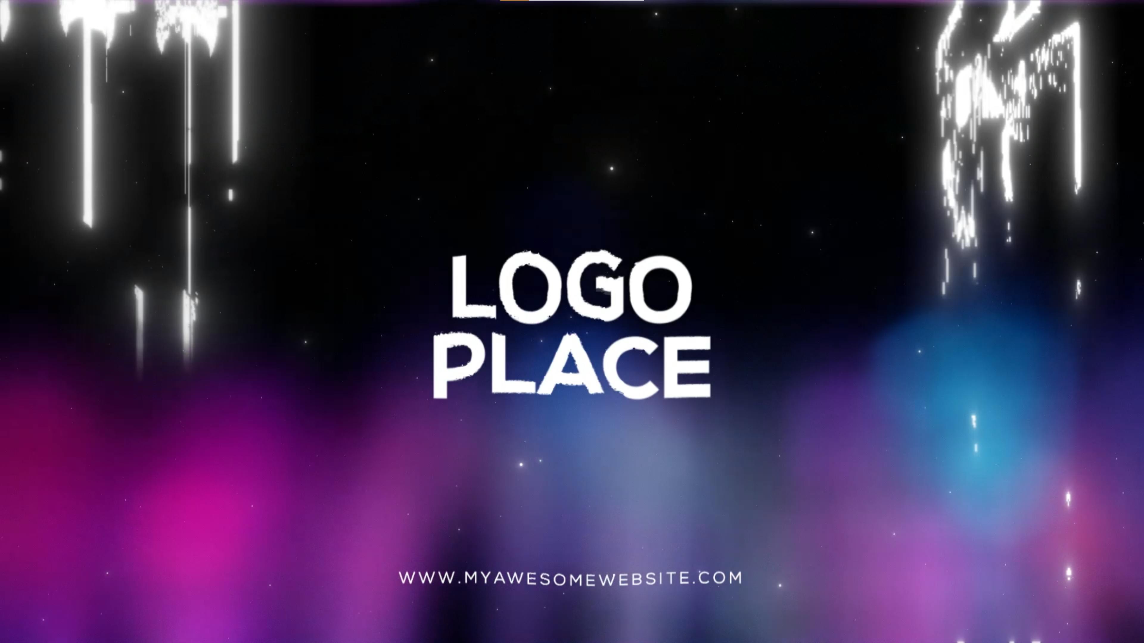 Glitch Bokeh Logo Intro video templates | Artlist