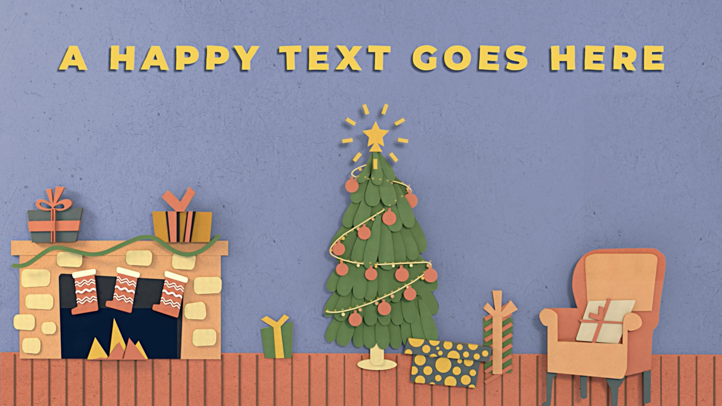 Christmas Card Cutout video templates | Artlist