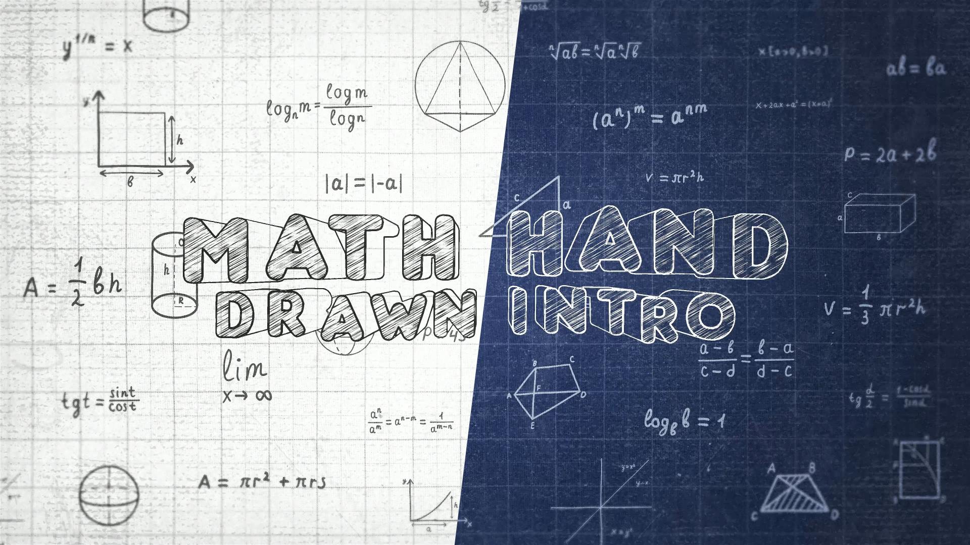 Math Hand Draw Intro video templates | Artlist