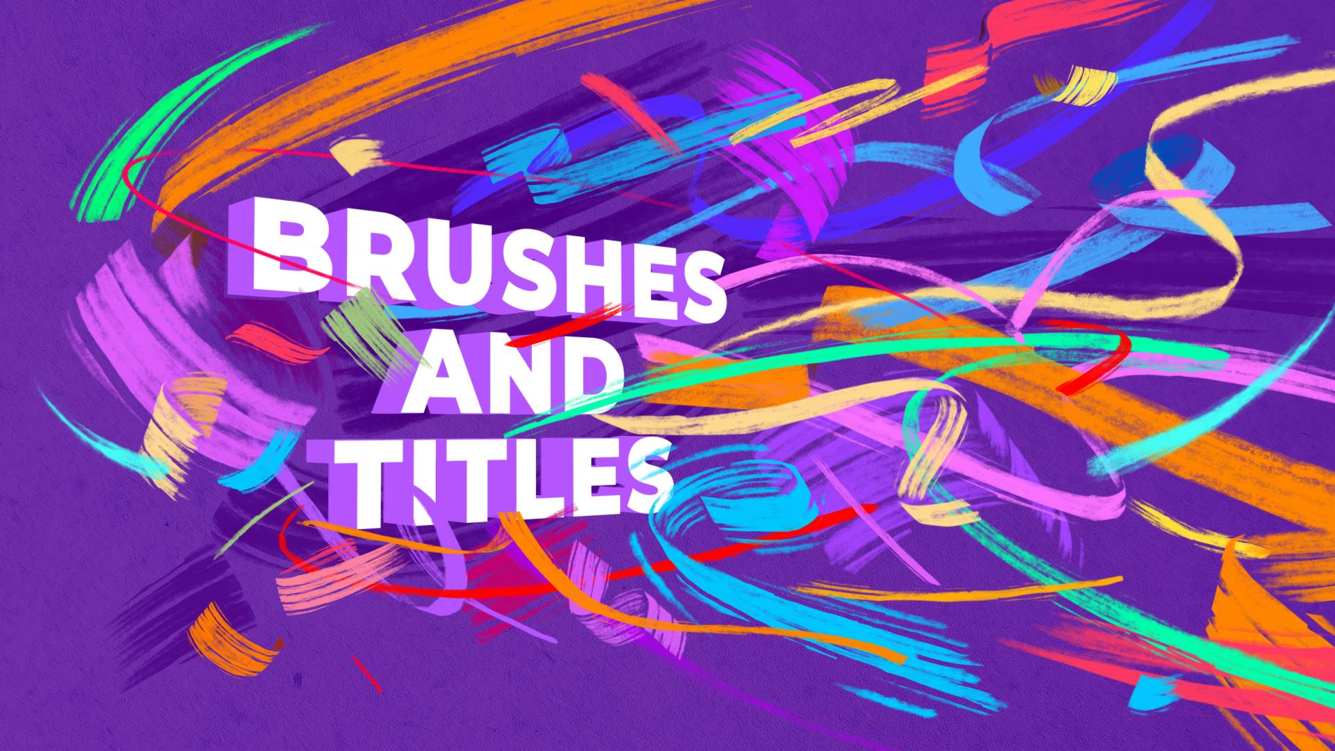 3D Titles With Paint Brush Strokes video templates | Artlist
