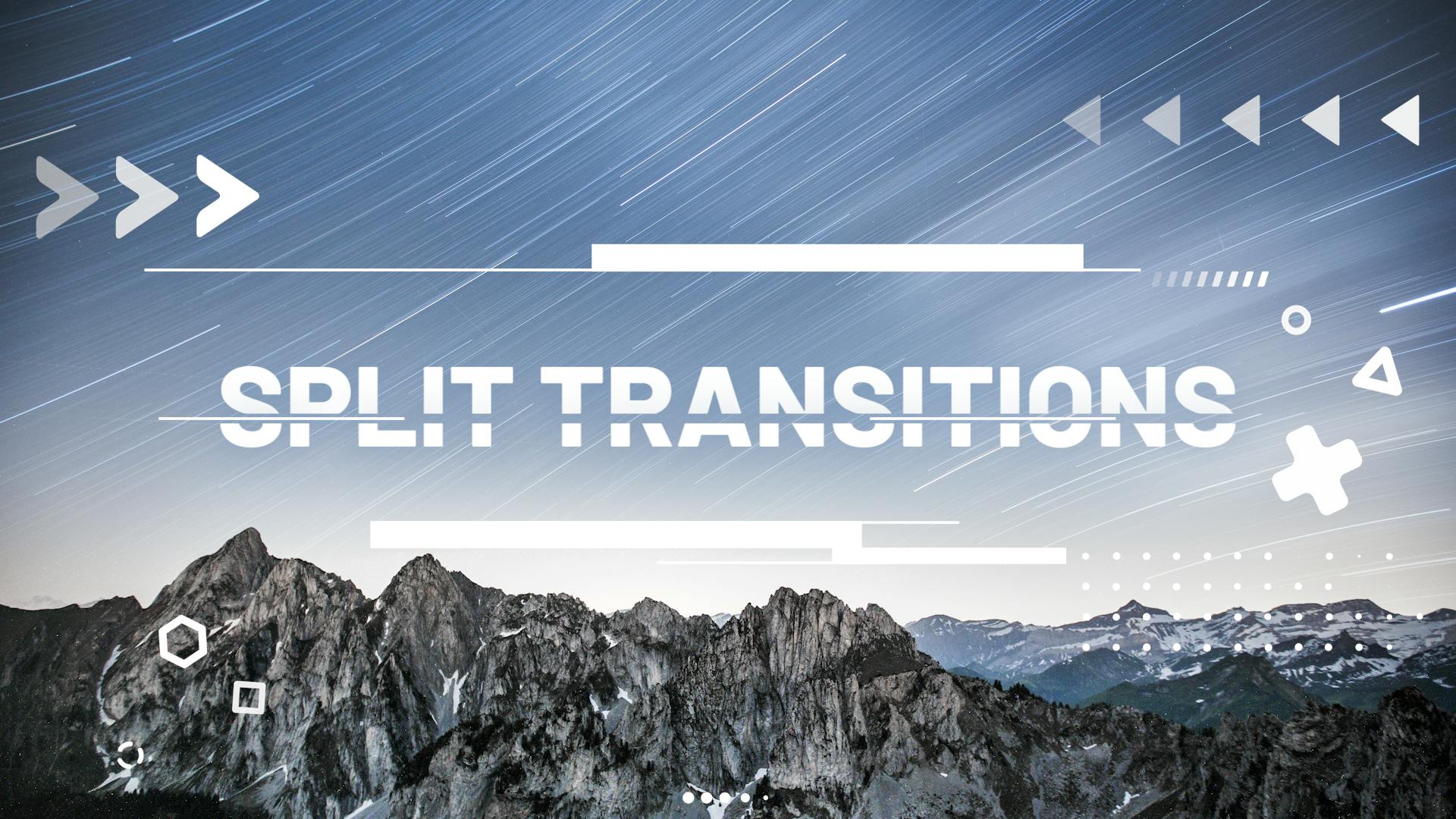 Split Transitions video templates | Artlist