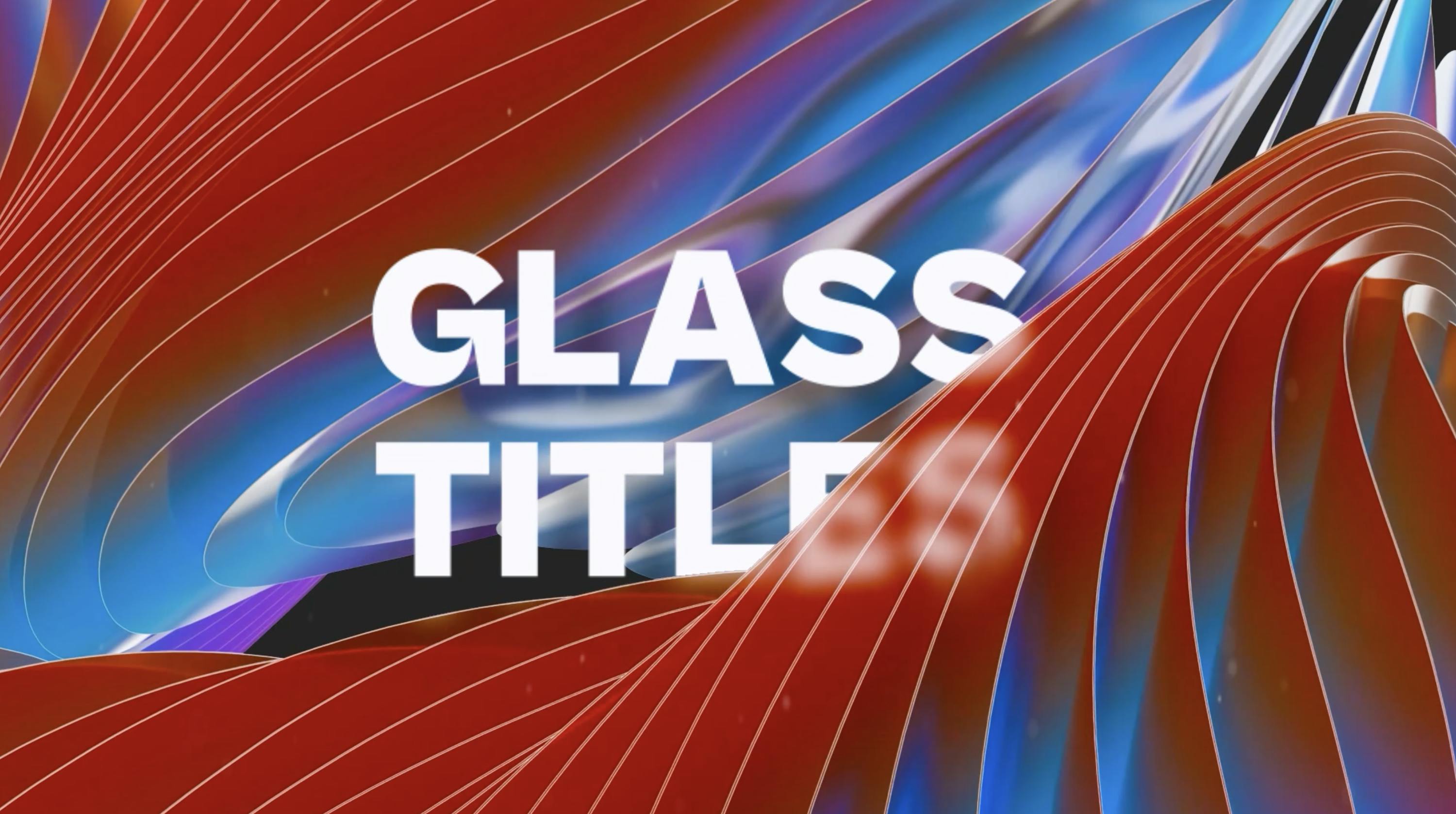 Glass Titles video templates | Artlist